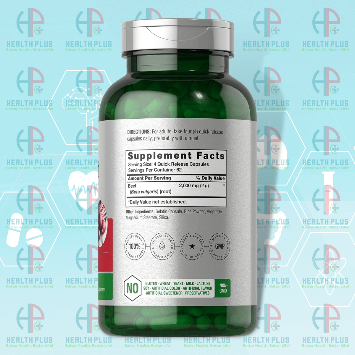 Horbaach Beet Root Powder Capsules, Beet Root Price in BD