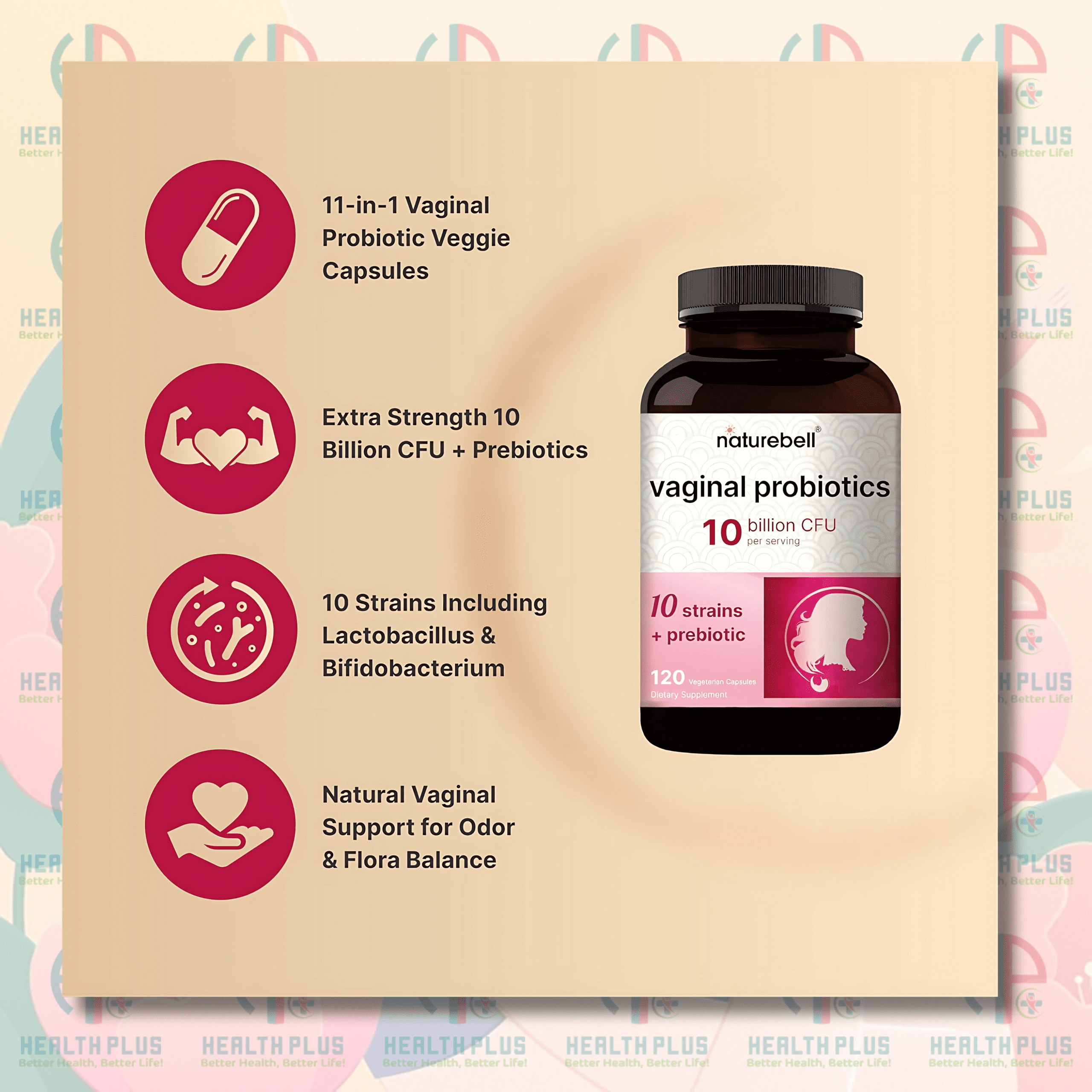 NatureBell Vaginal Probiotics for Women in Bangladesh